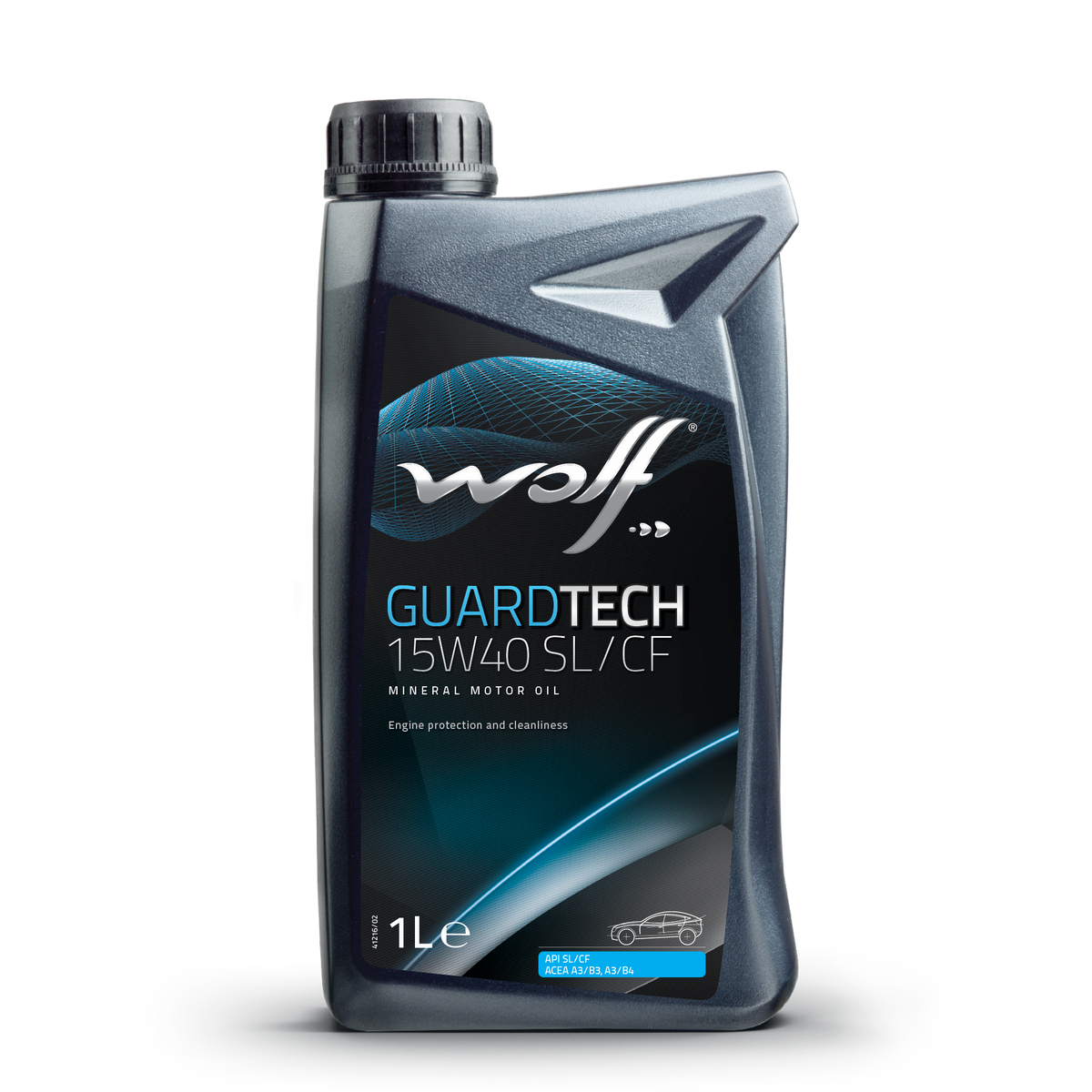Aceite mineral Marca WOLF Guardtech 15W40 SL/CF. 1 L – Distribuidora Miraflores