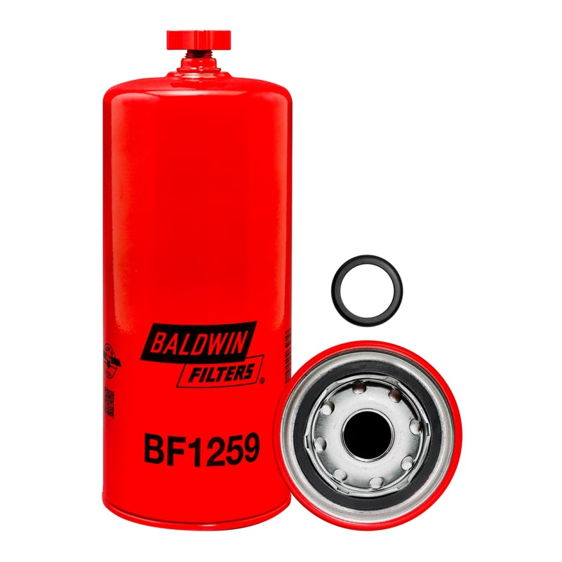 Filtro combustible sellado industrial BF1259 con purga, marca BALDWIN ...